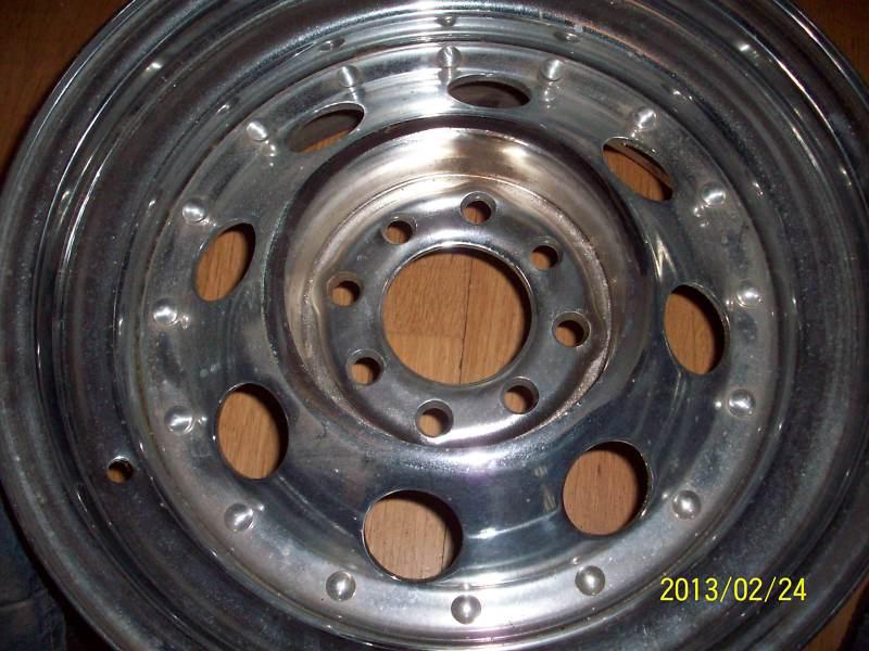 Find American racing 15 x 7 4 lug dual bolt pattern steel wheel ford ...