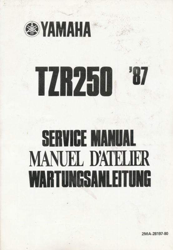 Find 1987 Yamaha TZR250 Service Manual in Randers C, default, DK, for US $45.00