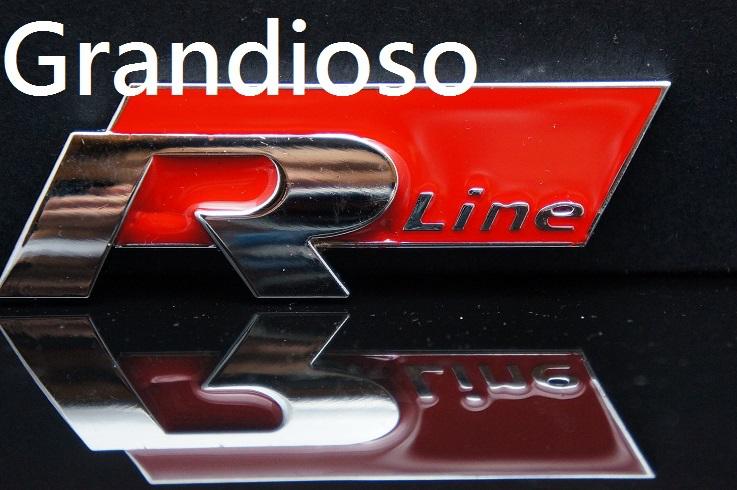 Sell VW R Line badge emblem Golf GTI Jetta Passat Beetle Scirocco ...
