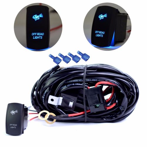 Sell Blue LED Off Road Waterproof Rocker Switch with HD 1 leg 300W ...