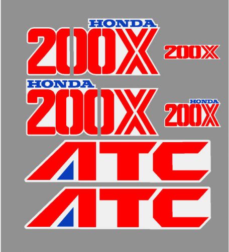 Sell 1987 87' Honda ATC 200x Replica Decal Set stickers in Jeremiah ...
