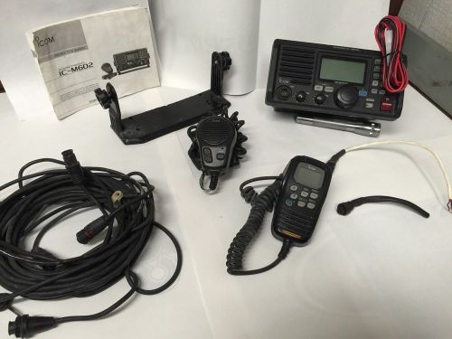 Sell ICOM IC-M602 VHF Marine Transceiver *WITH* Front Mounted Mic AND ...