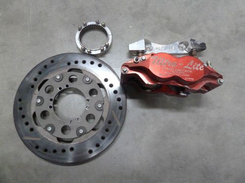 Sell Sprint Car Red Devil Inboard Brake Kit WoO ASCS IMCA Maxim Triple ...