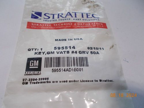 Sell 6 New Strattec Security Uncut GM VATS Keys #2, 4, 6, 10, 14, 15 ...