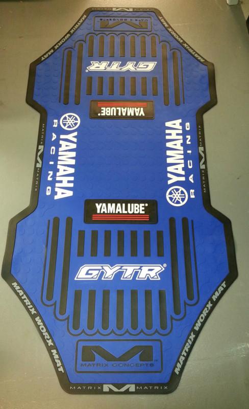 Sell YAMAHA LOGO BLUE M9 WORX WORK MAT PAD MX MOTOCROSS MOTORCYCLE ...