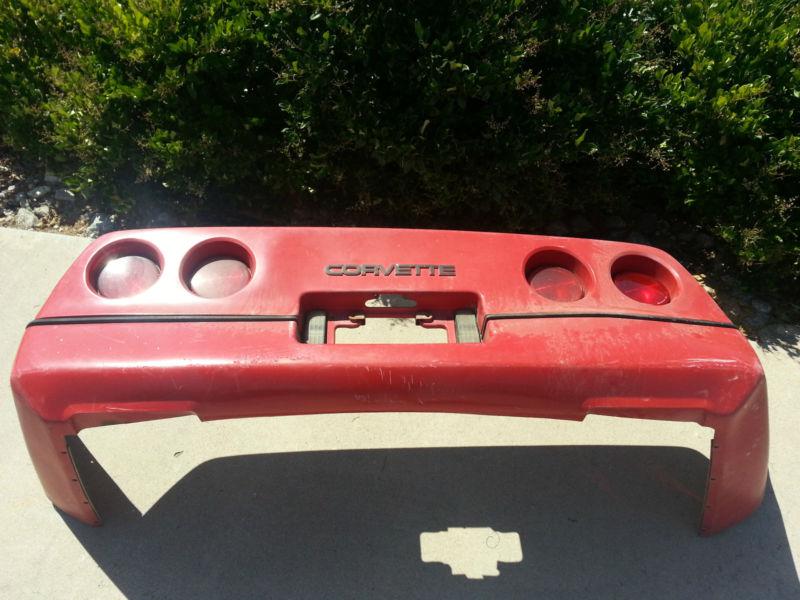 Sell 1984-1990 C4 Corvette Rear Bumper OEM with All Lights in Fallbrook ...