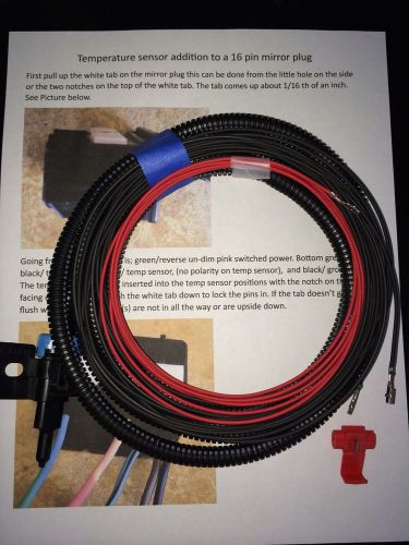 Purchase Gentex 16 pin OnStar to OnStar Compass Temp Mirror Conversion ...