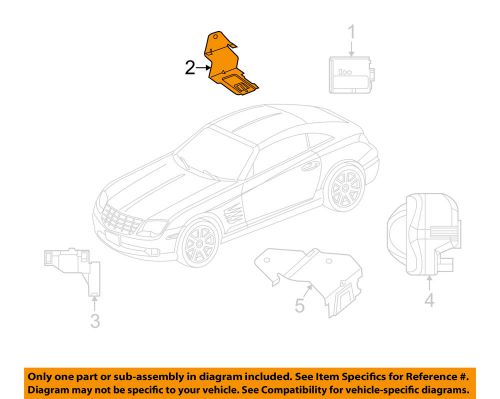 Purchase CHRYSLER OEM 04-08 Crossfire Alarm System-Module Bracket ...