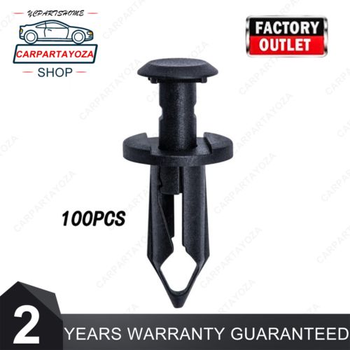 Purchase 100pcs ATV Retainer Clips Push Pin Splash Guard Body Panel For ...