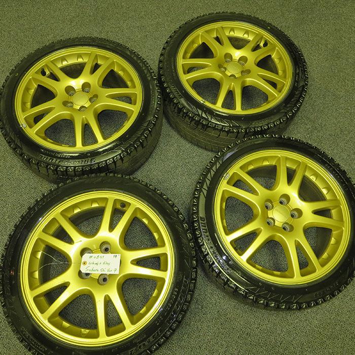Purchase JDM 17" SUBARU WRX STI OEM WHEELS & TIRES PACKAGE 17x100 WRX ...