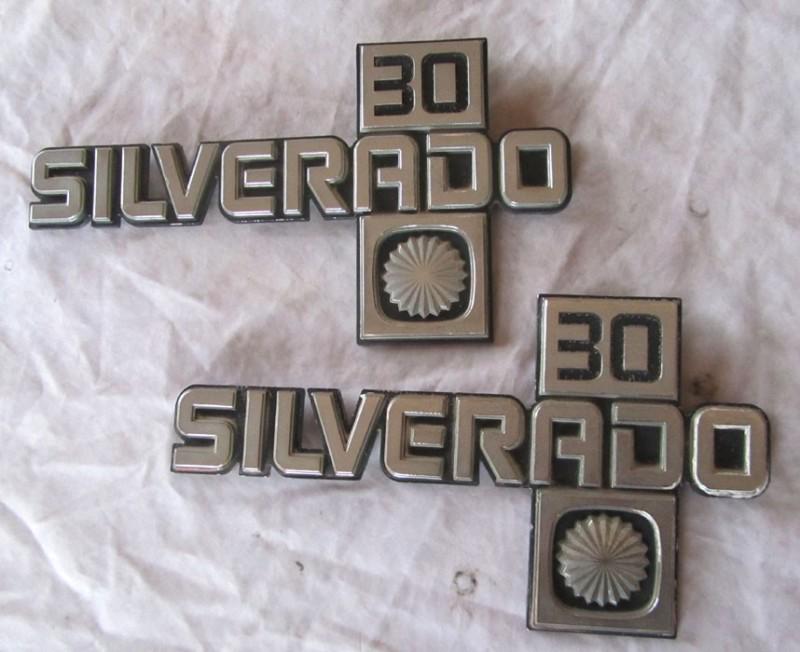 Buy 1981 1982 1983 Chevy Fender Emblems OEM Silverado 3500 1984 1985 ...
