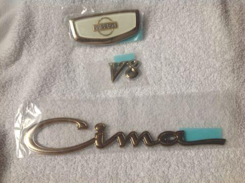 Buy Nissan Cima V8 Gold Emblem Logo for Y33 Infiniti Q45............a ...