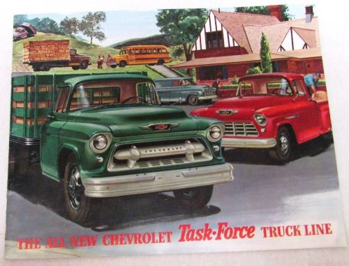 Buy Original 1955 Chevrolet Truck Dealer Brochure Task Force Pickup ...
