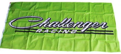 Buy Challenger racing banner flag dodge Mopar green 4X2 FT in San ...