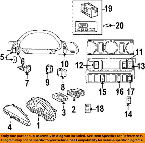 Find MOPAR OEM 6101946 Cluster & Switches-Cluster Assembly Screw in ...
