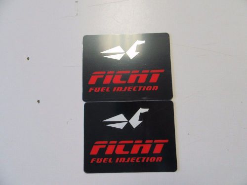 Buy EVINRUDE FICHT FUEL INJECTION DECAL PAIR (2) 5 1/2" X 4 3/16" RED ...