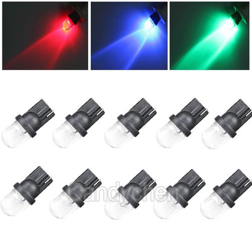 Buy 10X T10 Car Dashboard Wedge Flash Light Lamp LED Bulbs 158 168 194 ...