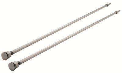 Buy United Pacific Radiator Support Rod Stainless Steel Polished 26 in ...