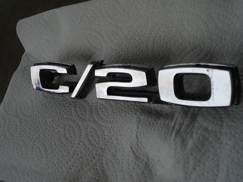 Buy 1968, 1969, 1970 CHEVY Chevrolet C/20 emblem in Burlington ...