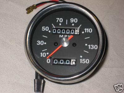 Buy Speedo 150 MPH for Triumph Norton BSA smiths replica speedometer ...