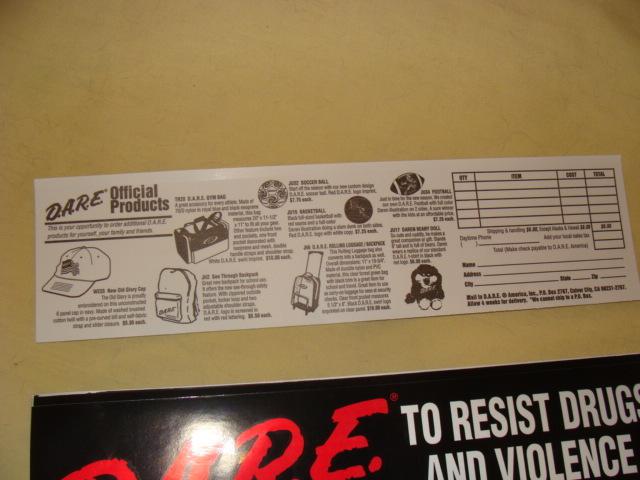 Buy POLICE DARE BUMPER STICKER BUCKLE UP CLICK IT OR TICKET 3 STICKERS ...