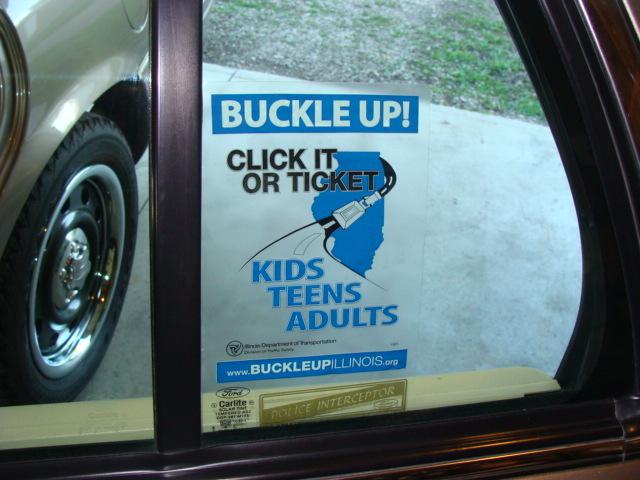 Buy POLICE DARE BUMPER STICKER BUCKLE UP CLICK IT OR TICKET 3 STICKERS ...