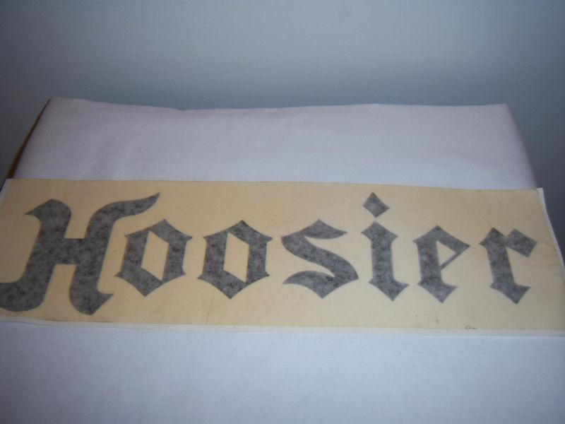 Buy BLACK HOOSIER RACING STICKER in Eighty Four, Pennsylvania, US, for ...