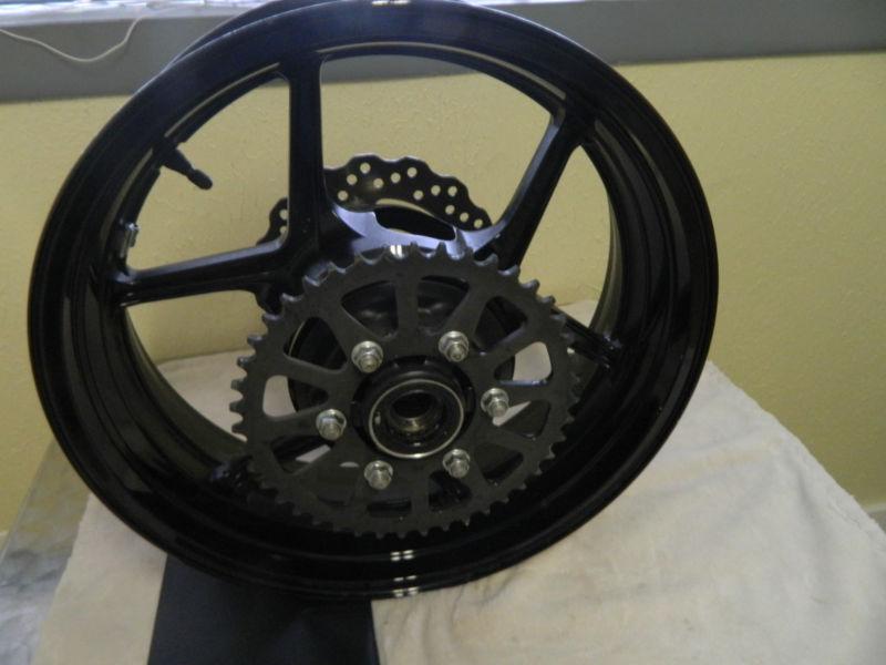 Buy 2007 2008 Kawasaki zx6r rear wheel zx6 rear rim in Houston, Texas ...