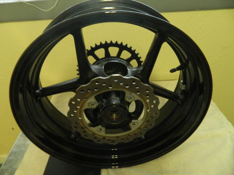 Buy 2007 2008 Kawasaki zx6r rear wheel zx6 rear rim in Houston, Texas ...