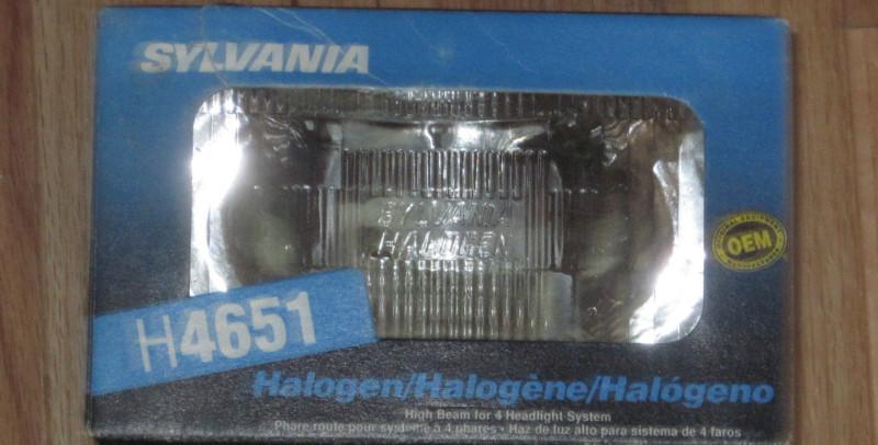 Find SYLVANIA H4651 HALOGEN Headlamp High Beam FOR 4 HEADLIGHT SYSTEM ...