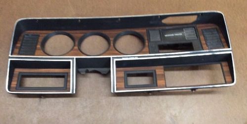Find 81-93 Dodge truck Dodge Ram Woodgrain Cluster Bezel Dash Bezel Ram ...