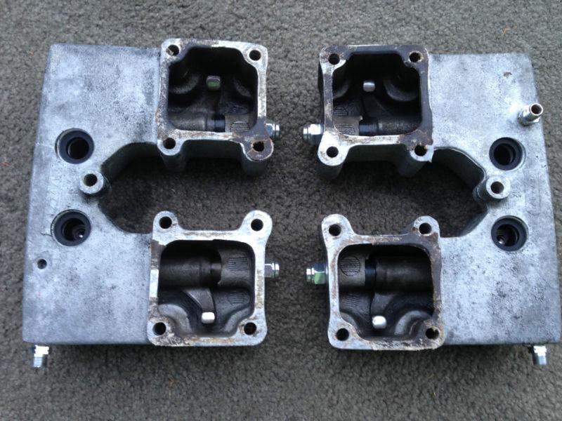 Find Harley Davidson OEM Shovelhead Rocker Boxes Covers Head W/Rocker ...