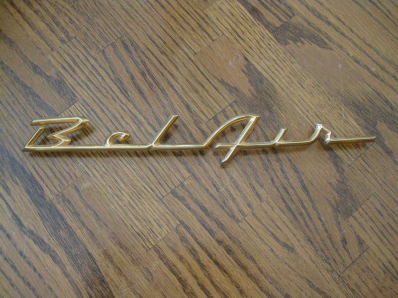 Find 1957 Chevy Bel Air gold-script Emblem Chevrolet in Burt, Iowa, US ...