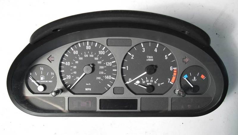 Find BMW E46 3-Series 4dr Instrument Cluster Speedometer 5 Spd Manual ...