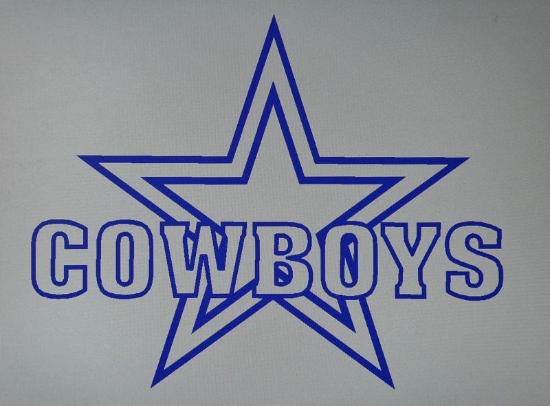 Find 6'' wide dallas cowboys vinyl decal sticker blue in Chino Hills ...