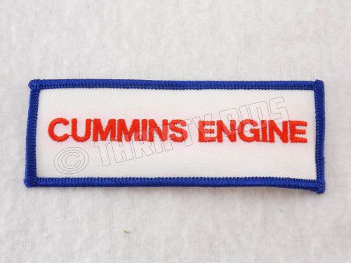 Sell Cummins Engine Embroidered Patch Red Blue White 1.5" x 4" New ...