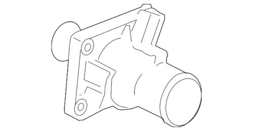 Sell Genuine GM Engine Coolant Thermostat Water Outlet Assembly with ...