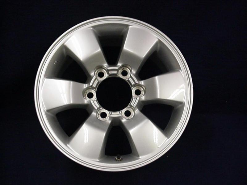 Sell TOYOTA 4 RUNNER 03-09 16" 6 SPOKE SILVER ALLOY / ALUMINUM WHEELS ...