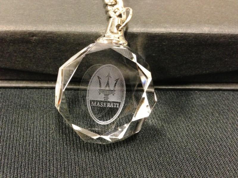 Sell MASERATI CRYSTAL LASER ETCHED LOGO KEY FOB/CHAIN in Naples ...