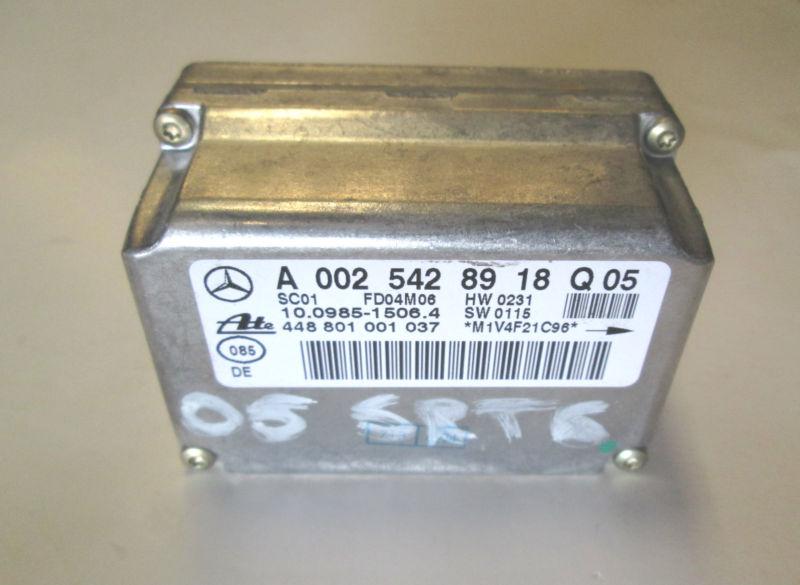 Sell 05 CHRYSLER CROSSFIRE SRT6 BRAKE ABS MODULE SENDER UNIT SENSOR ...