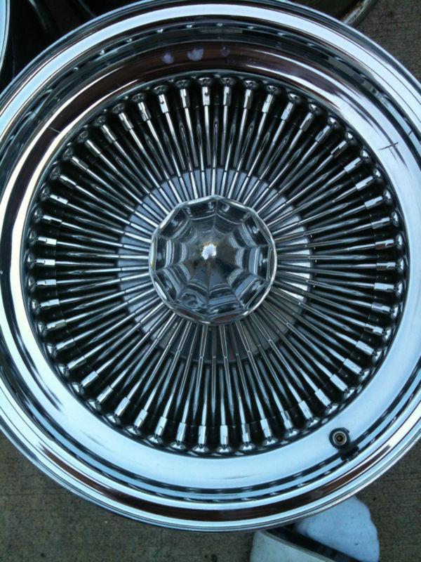 Purchase 15' Chrome dayton style rims 100 spokes in kansas city ...