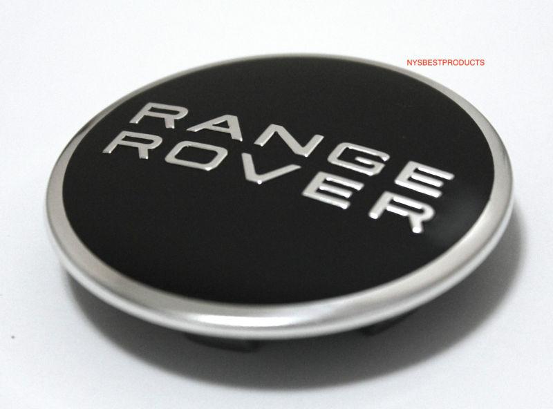 Purchase RANGE ROVER GLOSS BLACK WHEEL CENTER CAPS - BRAND NEW - 63mm ...