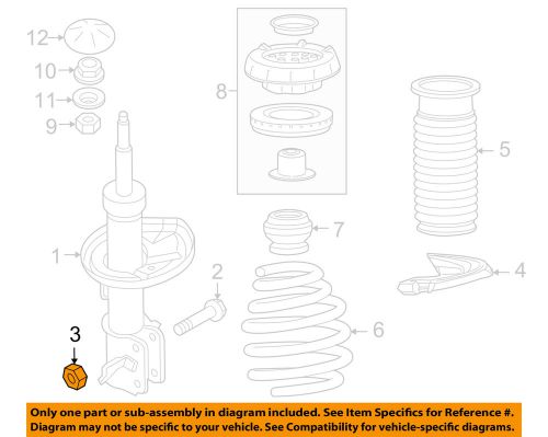 Purchase GM OEM Front Suspension-Strut Nut 11546593 in Las Vegas ...