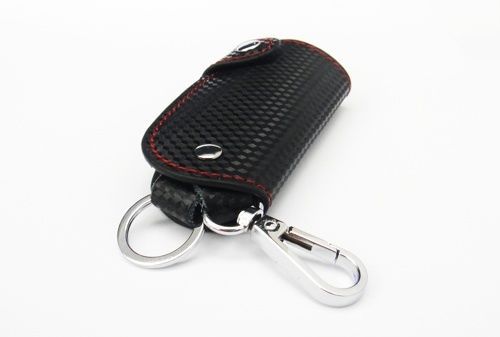 Purchase Carbon Fiber twill Leather Remote Smart Key chain keyless ...