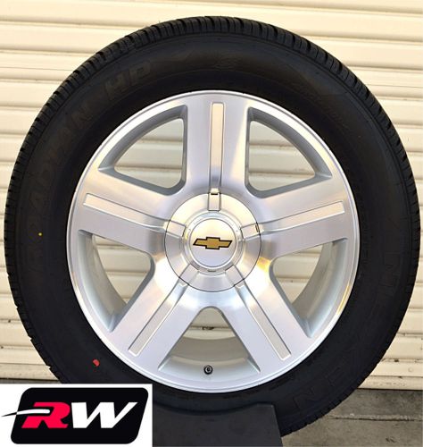 Purchase Chevy Silverado Wheels Tires Texas Edition Rims 20" inch Silver Tahoe Suburban in Grand ...