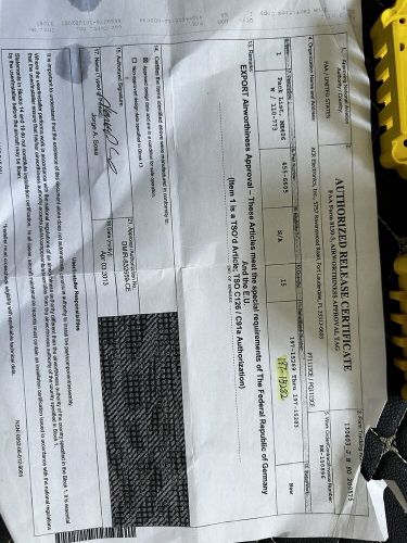 Purchase Artex ME406 Emergency Locator Transmitter ELT PN 453-6603 in ...