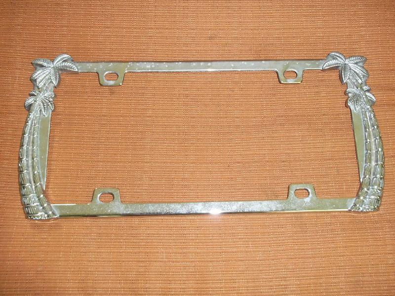 Purchase Chrome Palm Tree License Plate Frame in Pensacola, Florida, US ...