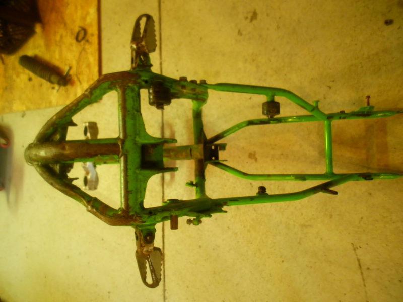 Purchase KAWASAKI KX80 FRAME BODY & TRIPLE TREE KX 80 1988 1989 1990 ...