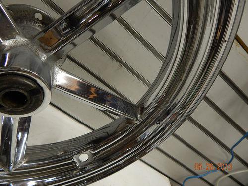 Purchase 16" REAR WHEEL INVADER HARLEY SPORTSTER 57-78 DRUM BRAKE ...