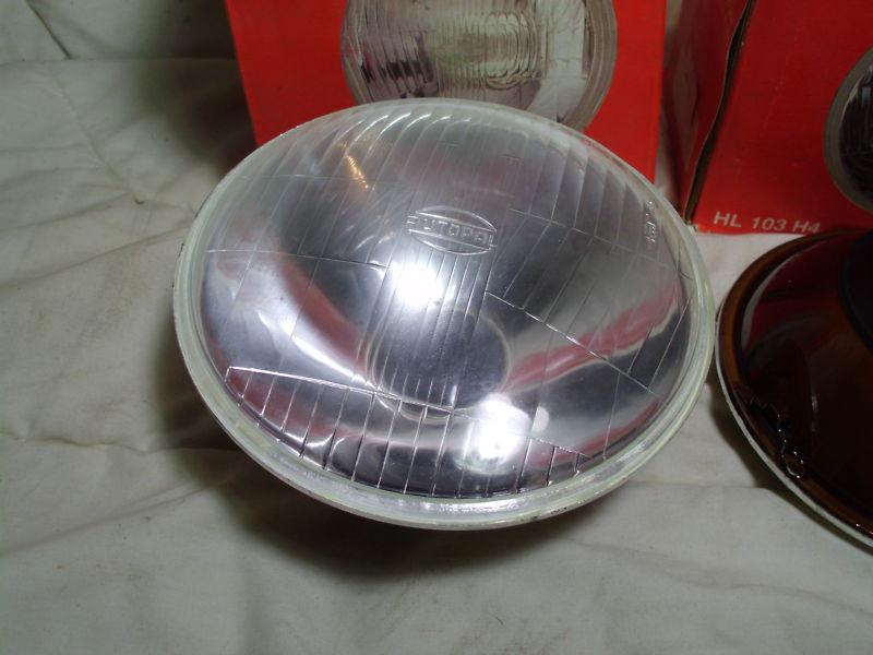 Purchase LOT OF 2 NEW 5 3/4" H4 EURO MOTORCYCLE HEADLIGHTS AUTOPAL ...